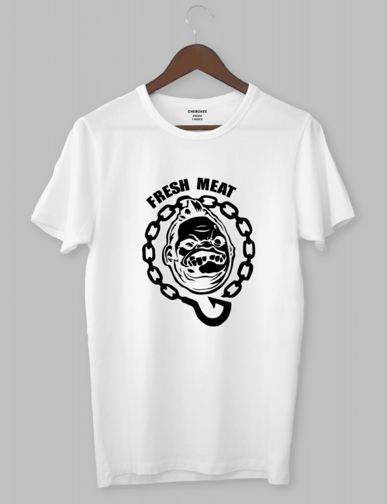 Футболка з принтом “Pudge Fresh Meat” – Cherokeeprint